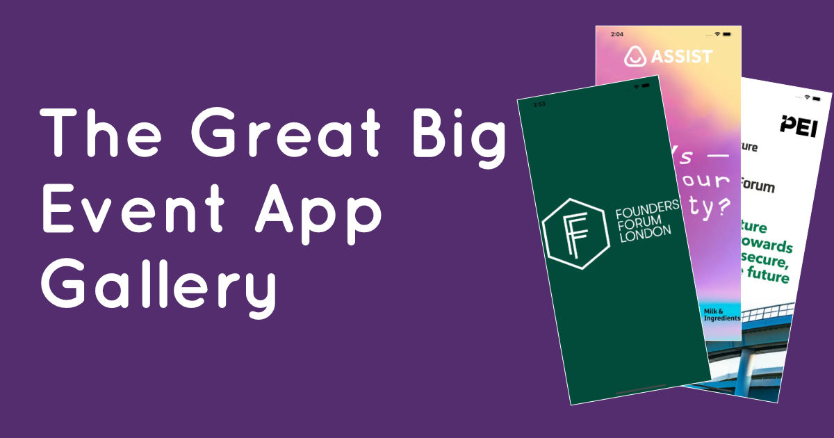 The Great Big Event App Gallery - VenuIQ